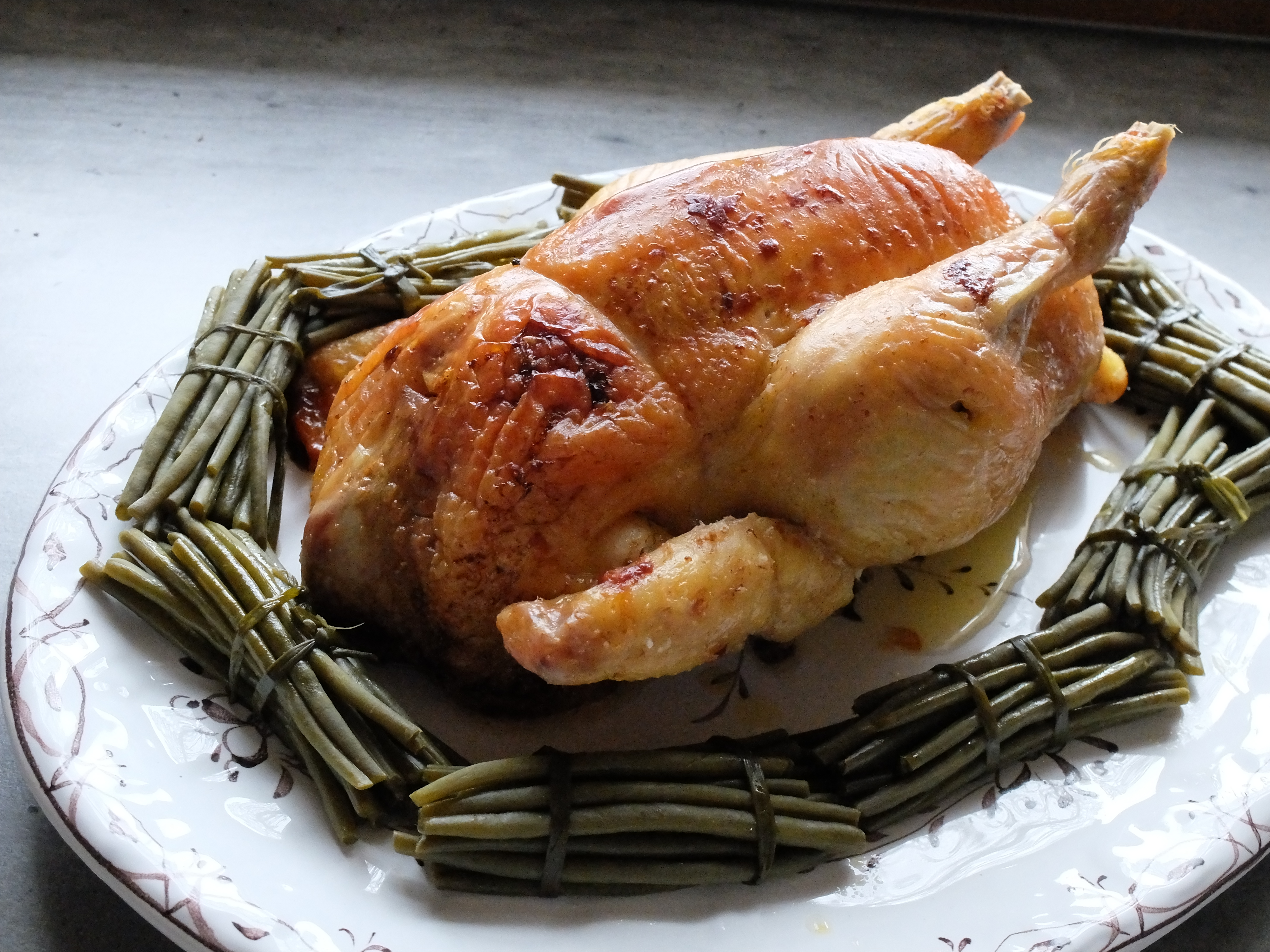 Chapon rôti au four – La cuisine du mercredi